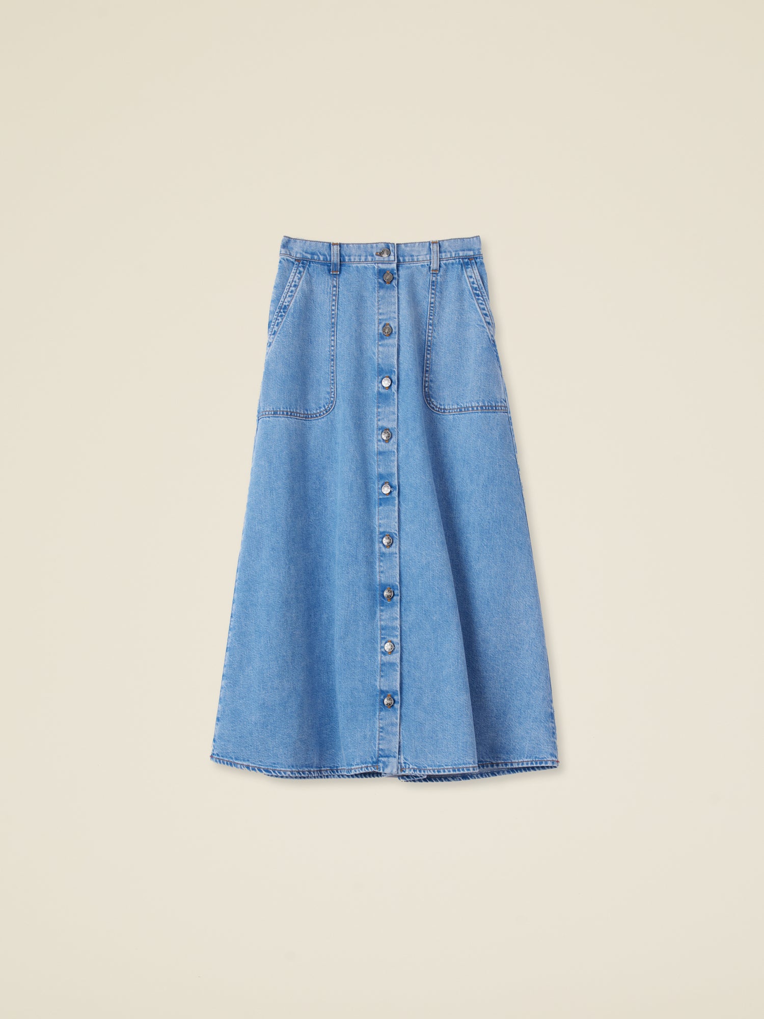 Gerri Denim Skirt – Slate