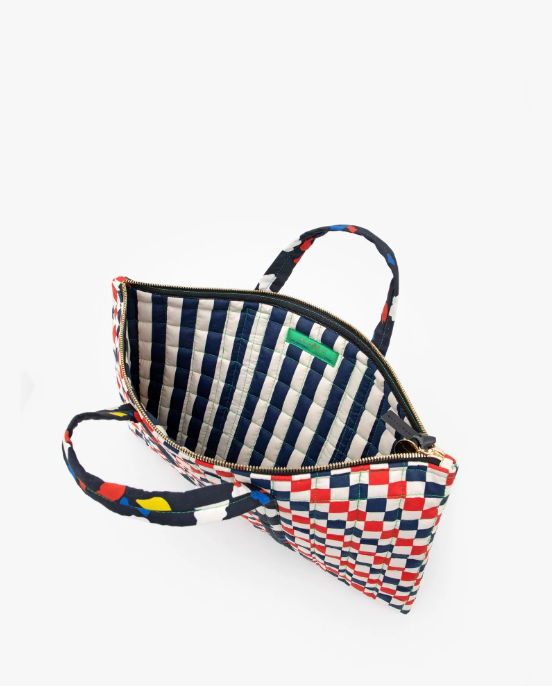 Checker Laptop Case – Slate