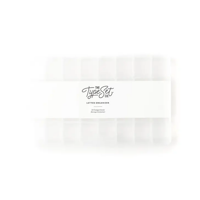 32-Compartment Letter Organizer – Slate